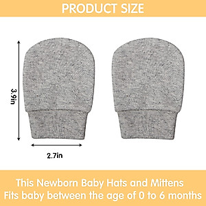 18 Pairs Newborn Baby Mittens Infant Toddler Gloves No Scratch Mittens Gloves for 0-6 Months Baby Boys Girls