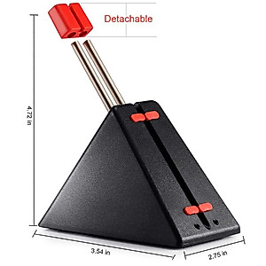 CASETHRONE Gaming Mouse Cable Management,aBell Mouse Bungee Device for Esports FPS Game(Black)