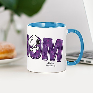 CafePress Snoopy Mom Is #1 Mug Ceramic Coffee Mug, Tea Cup 11 oz