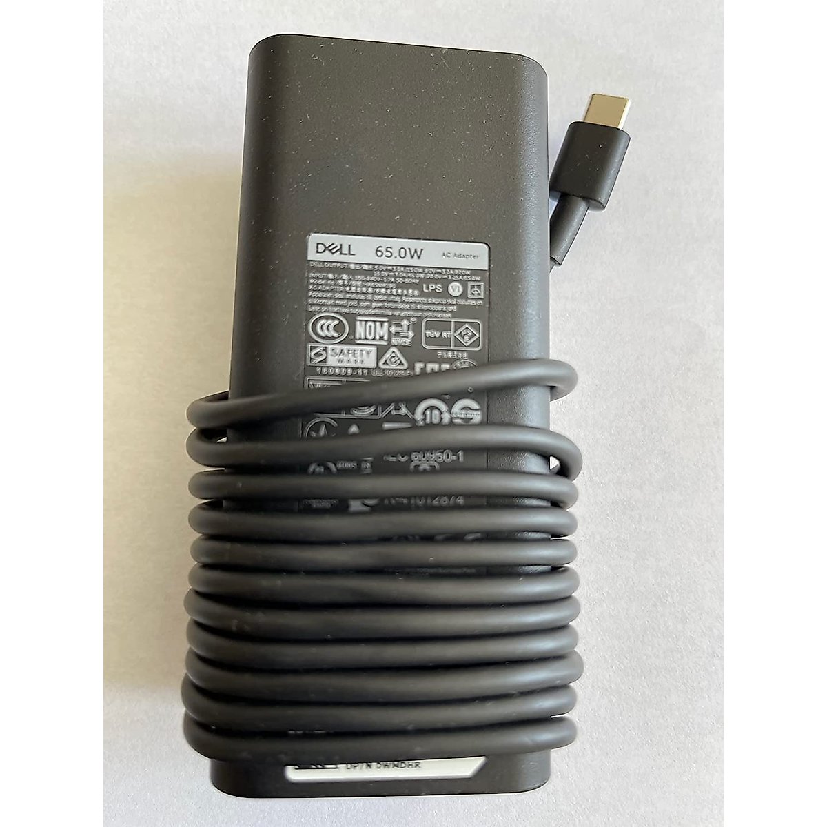 FOR DELL New Replacement Dell 65W Type -C AC Adapter for Dell Latitude 9410 2-in-1, Latitude 9510, Latitude 3410, Latitude 3510, Compatible Dell P/N:002YK0F, 0M1WCF, 0JYJNW, 0K5MD6, 9FNYW, 492-BCBI.