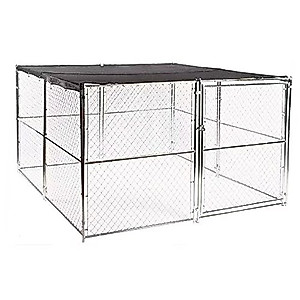 HomeABC Dog Kennel Shade Cover 90% Sunblock Shade Tarp Panel with Grommets 6ft x 10ft