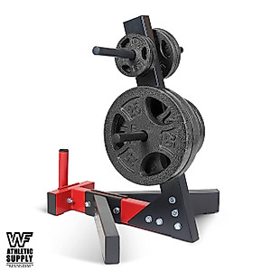 WF Athletic Supply Cast Iron 1-Inch Standard Grip Plate for Strength Training, Muscle Toning, Weight Loss & Crossfit - Multiple Choices Available