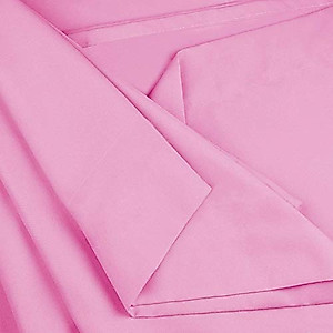4-Piece BedSheets Set-800 Thread Count-100% Cotton Bedding Set for Twin XL Size Bed-Long Staple Cotton Soft Sateen Weave, Fits Upto 22'' Deep Pockets Fitted Sheet-Pink