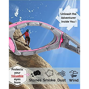 Pink Safety Glasses For Women - Lab Safety Glasses, Cute Dental Assistant Glasses, Anti Fog Nursing Goggles, Eye Protection glasses, Medical Goggles - Lentes De Seguridad Para Trabajar Para Mujer