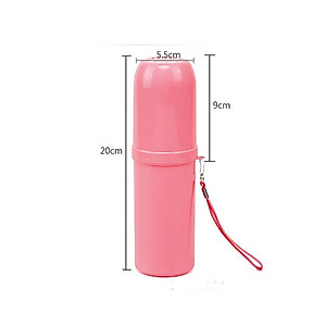 FZBNSRKO 4 Pcs Portable Toothbrush Holder Cup Box Toothpaste Cases Holder for Travel Use