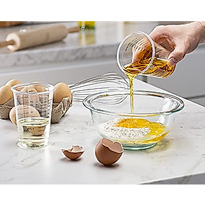 50 Disposable Measuring Cups - 8 Oz | Resin Mixing Cups For Epoxy Resin | Plastic Measuring Cups | Liquid Measuring Cups | Dry Measuring Cups | Paint Mixing Cups | Baking Supplies | Baking Tools