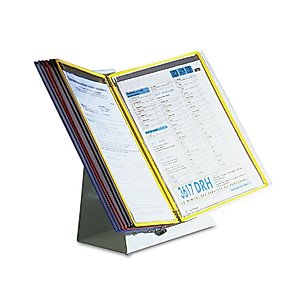 Tarifold, Inc. D291 Desktop Reference Starter Set, 10 Pockets, 5 Tabs