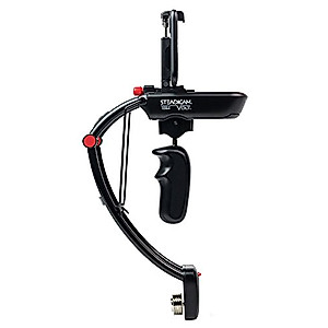 Steadicam Volt Electronic Handheld Gimbal Stabilizer for All IPhone XS, XS Max & XR, All Samsung S9/S9+ & GoPro Hero, Black, compact