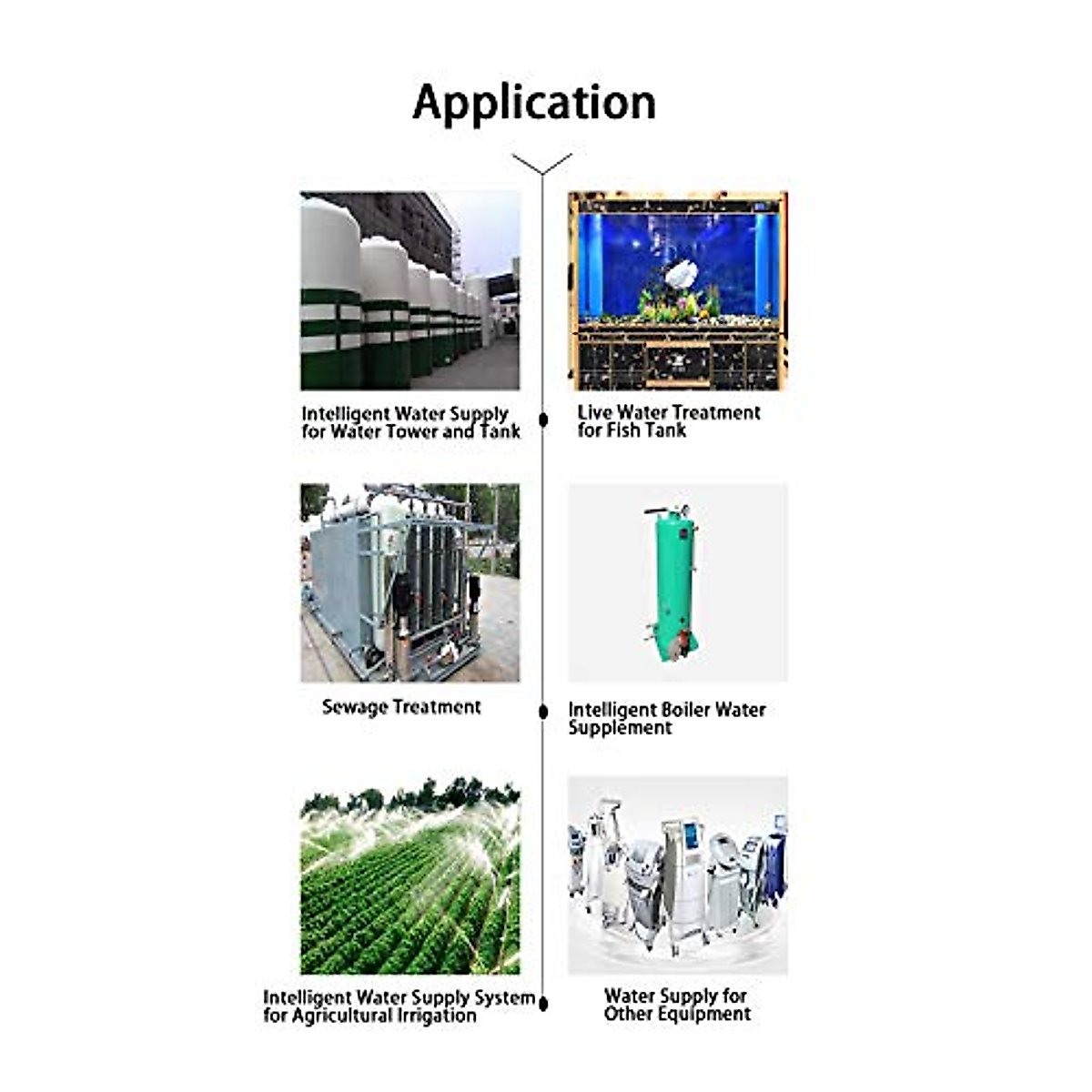 Taidacent Fully Automatic Water Level Controller Water Tank Automatic Filling System Water Pump Controller with Three Non Contact Water Level Sensors