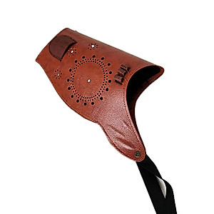 UNISTRENGH Archery Recurve Bow Case PU Leather Bow Bag for Traditional Recurve Bow Longbow (Dark Brown, For Adult (48 * 24cm))