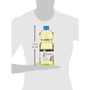 Amazon Brand - Happy Belly Soybean Vegetable Oil, 48 fl oz (Pack of 1)