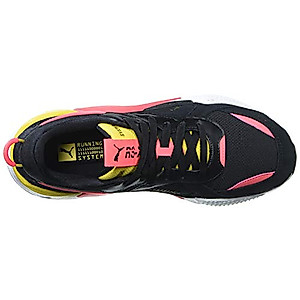 PUMA Men's RS-X Sneaker, Black-Sulphur, 6.5