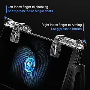 GameSir Mobile Game Controller, Metal L1R1 Triggers,Sensitive Shoot and Aim Buttons Shooter,Suitable for PUBG/Fortnite