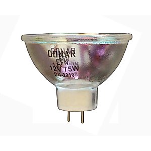 Donar 2pcs EFN 12V 75W Lamp RM-104 for Almore 3442 - Atlas A1-230-EFN - GE 41252 - Cabin 888 - Canimpex EFN - Lares 10276 - Leitx Focomat 1C - MEDTRONIX Viola DENT 3 - Medical Dental Projector Lamp
