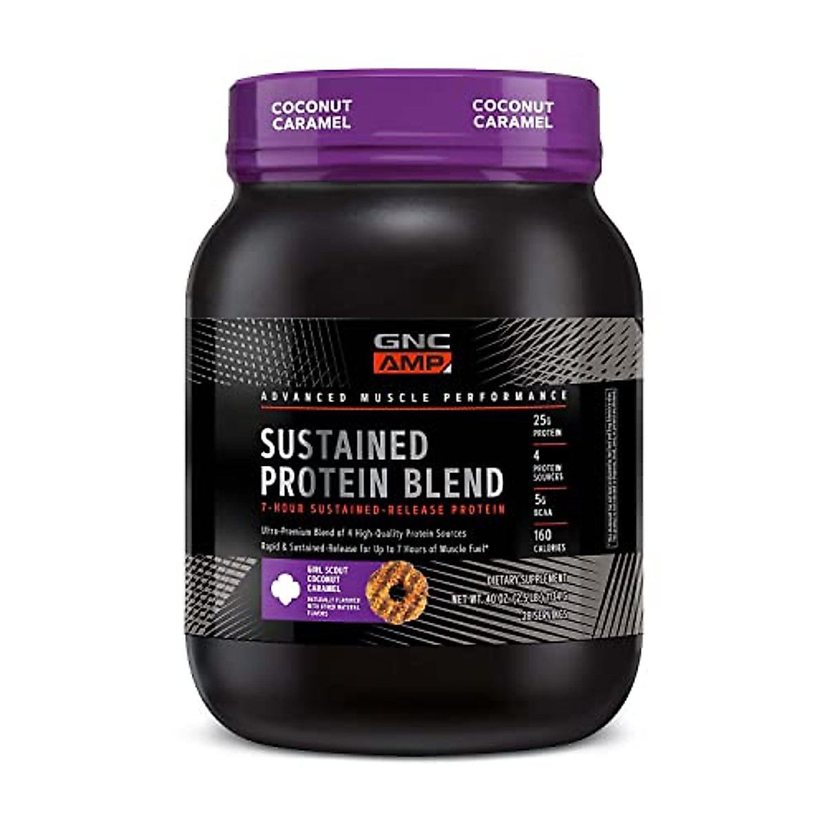 GNC AMP Sustained Protein Blend Girl Scout - Coconut Caramel
