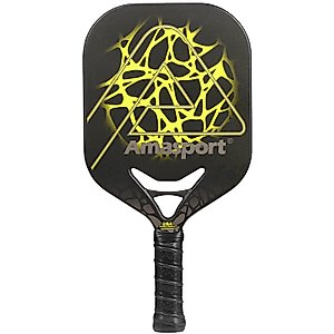 Matrix Pickleball Paddle Future 002- Graphite Textured Surface - Diamond Cutting Air Dynamic Throat Pickleball Standard Rackets Shape with Blend of Power and Control