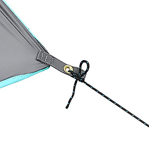 FE Active Rain Fly Canopy Tent - X Large Tarp 12' x 9' with 380T Ripstop 5000mm Waterproof Coating for Rain & Wind Protection Tarp Cover for Camping Hammock & Tent Areas | Designed in California, USA