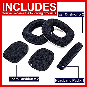 Replacement Velour Ear Cushions for A50 GEN 3 GEN 4 Headset, A50 Mod Kit / A50 Accessories - Not Compatible with for GEN 1 GEN 2
