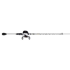 Abu Garcia Max Pro Low Profile Baitcast Reel and Fishing Rod Combo, 7' - Medium Heavy - 1pc - Left