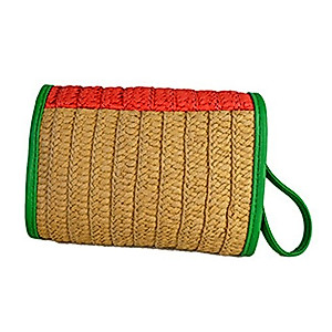 Watermelon Fruit Women's Straw Plaited Article Handbag