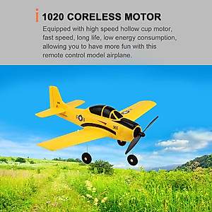 GoolRC RC Plane, WLtoys A210 RC Airplane, 2.4Ghz 4 Channel Remote Control Airplane with 6 Axis Gyro, RC Aircraft Model Flight Toys, Easy & Ready to Fly for Adults and Beginners