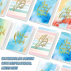 KiDEPOCH 6 Pack Cute Watercolors Notebooks, 6 Designs Mini Pocket Notebook, 40 Lined Pages Small Journal Bulk for Women Kids Students Gift School Supplies, 4 * 5.75inch