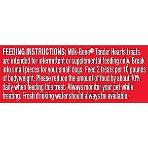 Milk-Bone Limited Edition Valentine's Tender Hearts Soft & Chewy Dog Treats, 18 Ounce