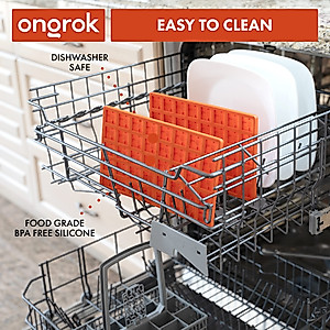 ONGROK Scored Silicone Gummy Molds, 4ml, with Dropper, BPA Free