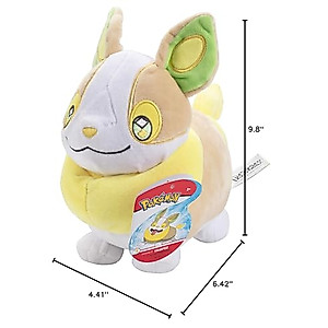 Pokemon 8" Yamper Plush - Officially Licensed - Sword and Shield - Authentic Soft Stuffed Animal Toy Figure - Valentine's Day & Easter Basket Stuffer Gift for Kids, Boys, Girls - 2+