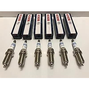 BMW Spark Plugs Platinum Plug Set Bosch OEM 158253 / FR7NP P332 (6pcs)