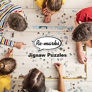 Re-marks British Classics Literary Puzzle, 1000-Piece Jigsaw Puzzle for All Ages