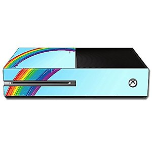 MightySkins Skin Compatible with Microsoft Xbox One Console wrap Sticker Skins Rainbow