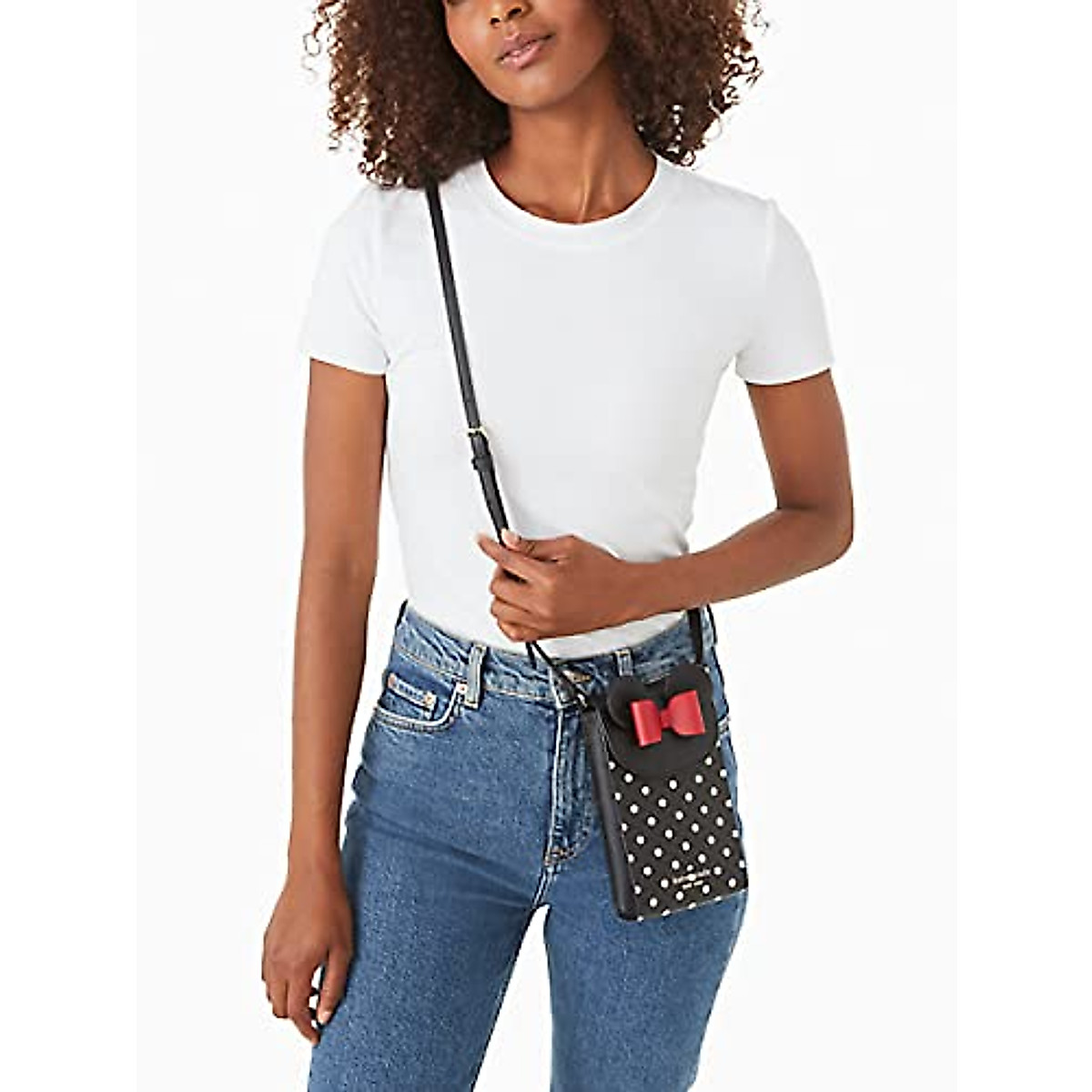 Kate Spade New York Minnie Mouse North South Flap Phone Crossbody Bag