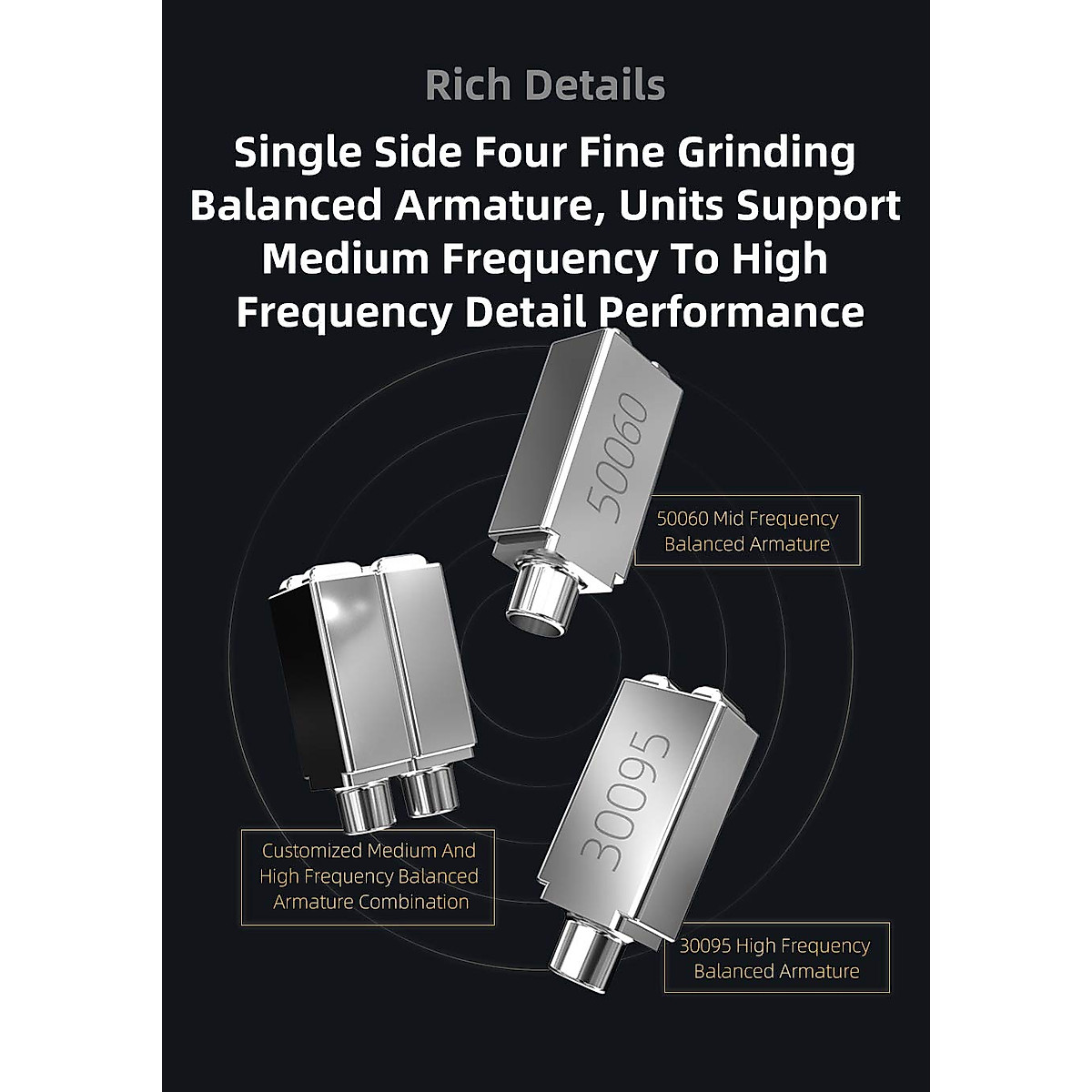 CCA C10 Pro in-Ear Monitor,HiFi 1DD 4BA Hybrid Five Drivers in-Ear Earphone,Aluminum Alloy Shell+Resin Cavity Wired Earbuds with 0.75mm CPin Gold Plated Detachable Cable (No Mic, C10pro Black)