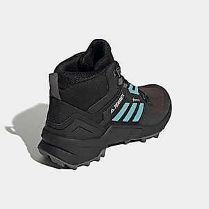 adidas Women's Terrex Swift R3 Mid Gore-tex, Core Black Mint Ton Grey Five, 6
