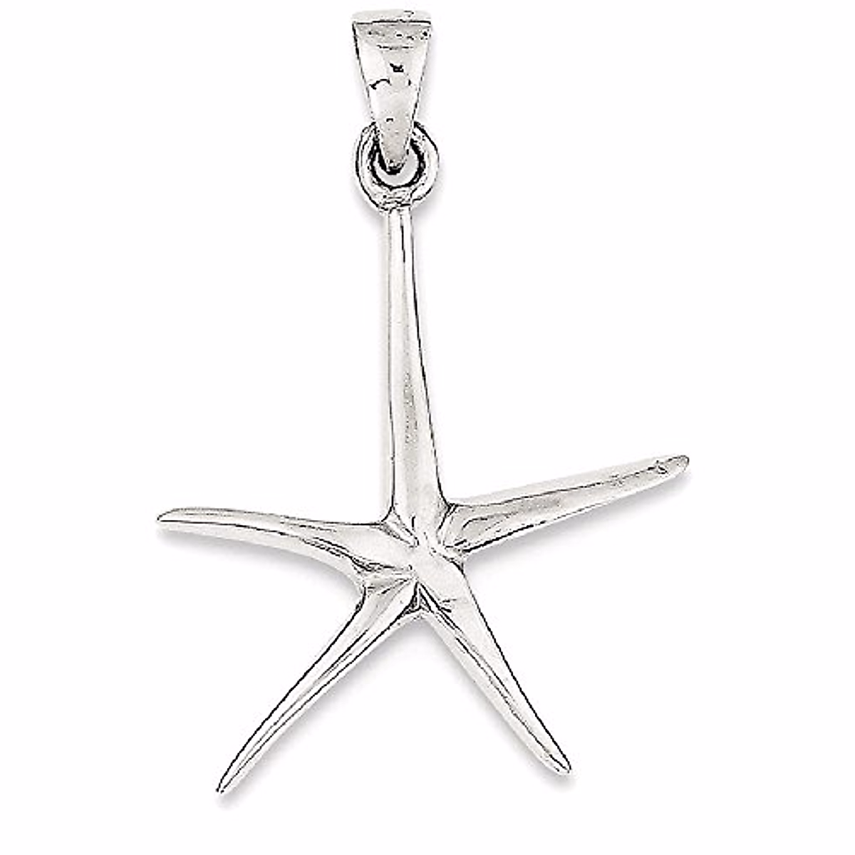 IceCarats 925 Sterling Silver Starfish Necklace Charm Pendant Only