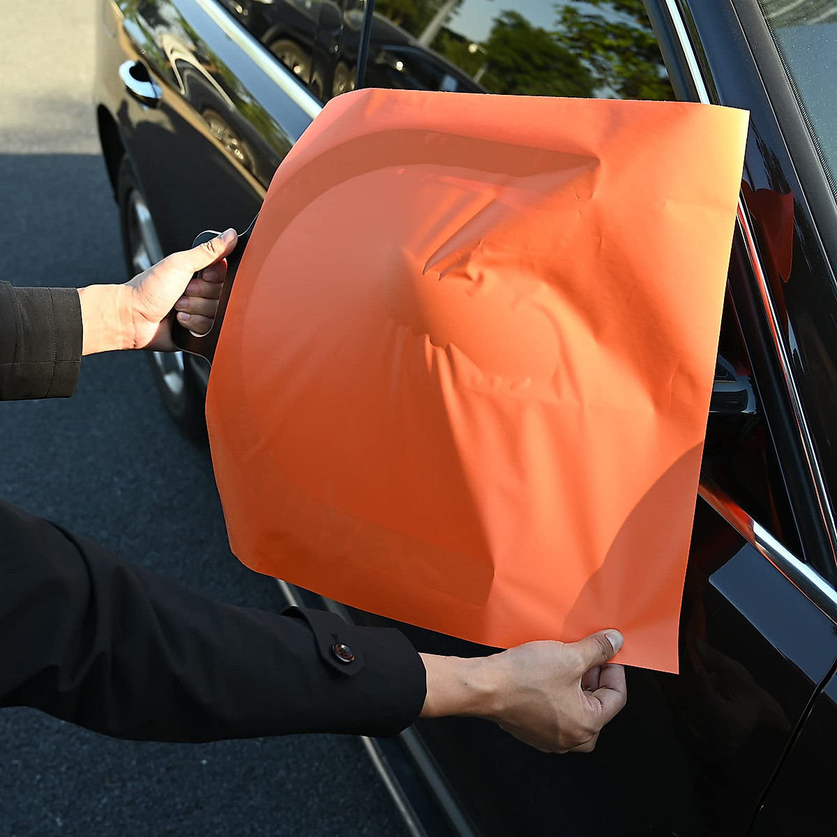 FOSHIO Mirror Wrap Tool Wood 15inch U-Sharp Bumper Car Vinyl Wrap Application Tools Window Tint Kit