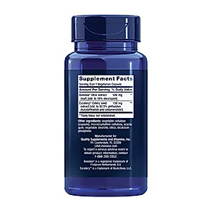 Life Extension Advanced Olive Leaf Vascular Support Promotes Cardiovascular & Circulatory Health – Gluten-Free, Non-GMO, Vegetarian – 60 Vegetarian Capsules