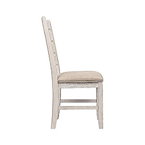 Signature Design by Ashley Skempton Modern Farmhouse Dining Room Chair, 2 Count, Whitewash