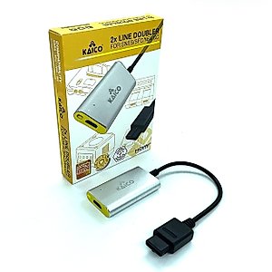 Kaico Nintendo 64 HDMI Adapter, N64 to hdmi for Nintendo 64 Super Nintendo, Super Famicom and Gamecube - Supports 2X Line-Doubling - A Simple Plug & Play for Nintendo 64, GC and SNES HDMI Adapter