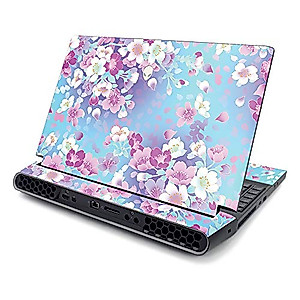 MightySkins Skin Compatible with Alienware Area-51M 17" (2019) - in Bloom | Protective, Durable, and Unique Vinyl Decal wrap Cover | Easy to Apply, Remove, and Change Styles | Made in The USA