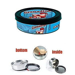 Self-Seal Cali Tin Can with Ring Lid and Labels, Side Stickers, Pressitin Stickers, Tin Tuna Can - No Tools Needed - 100ml/3.5g-20 Sets