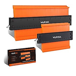 VARSK Contour Gauge Profile Tool (5+10 Inch with Lock), Birthday Gifts for Men Dad Him, Flooring Tools for Men DIY Handyman, Home Improvement Woodworking Cool Gadgets Tools