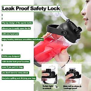 Portable blender 20oz 580ml,Personal blenders for smoothies and crush ice,270W Powerful Portable Mini Blender Cup with Travel Lid and USB Rechargeable for Offic e, Gym, Kitchen (Black)