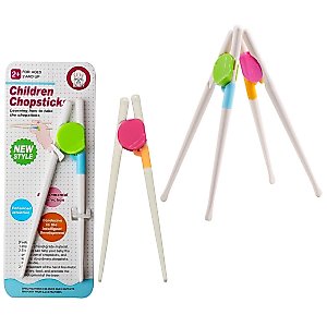 Miraclekoo Kids Chopsticks Training,4 Pairs Training Chopsticks for Kids Toddler Beginners ,Easy to Use Learning Chopsticks