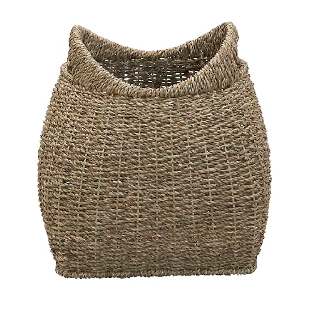 Household Essentials Handled Basket, Natural Seagrass