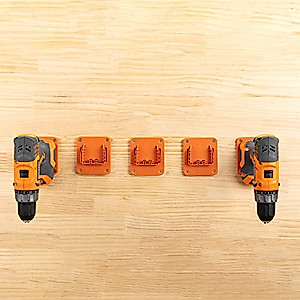 Tool Holder Mount for Ridgid AEG 18V Drill Tool Hanger Power Tool Storage -5 Pack