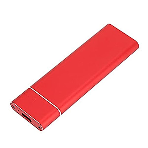 SSD Enclosure, NVME SSD Enclosure High Heat Dissipation High Speed Transfer Dual Protocol Plug and Play for 2230mm (Red)