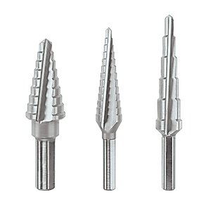 BOSCH SDH30 3 piece High Speed Steel Step Drill Bit Set