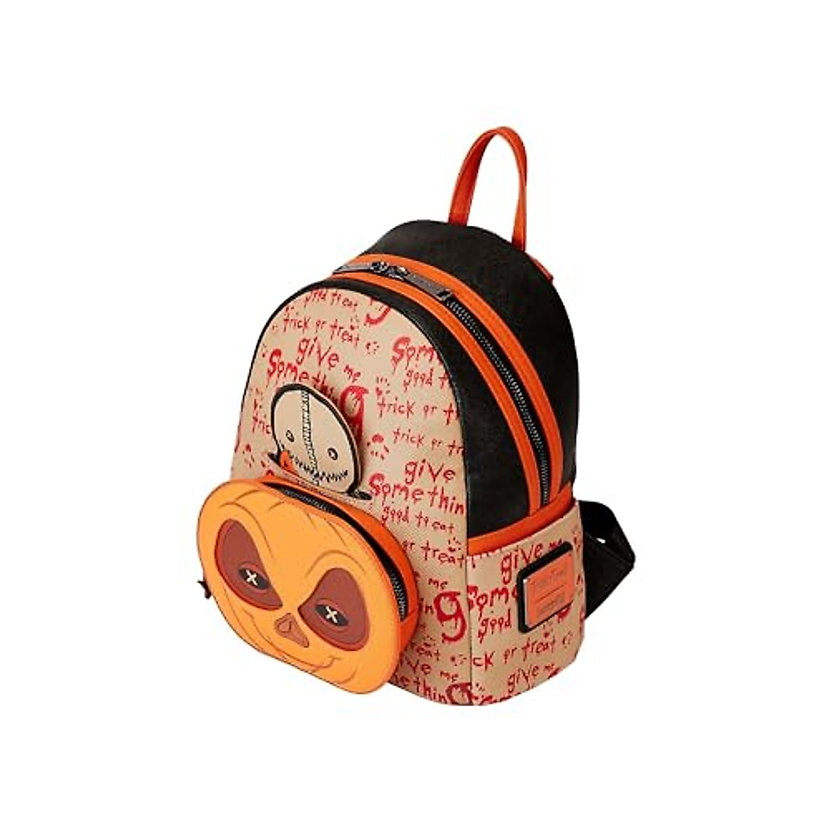 Loungefly Trick 'r Treat Sam Pumpkin Mini Backpack
